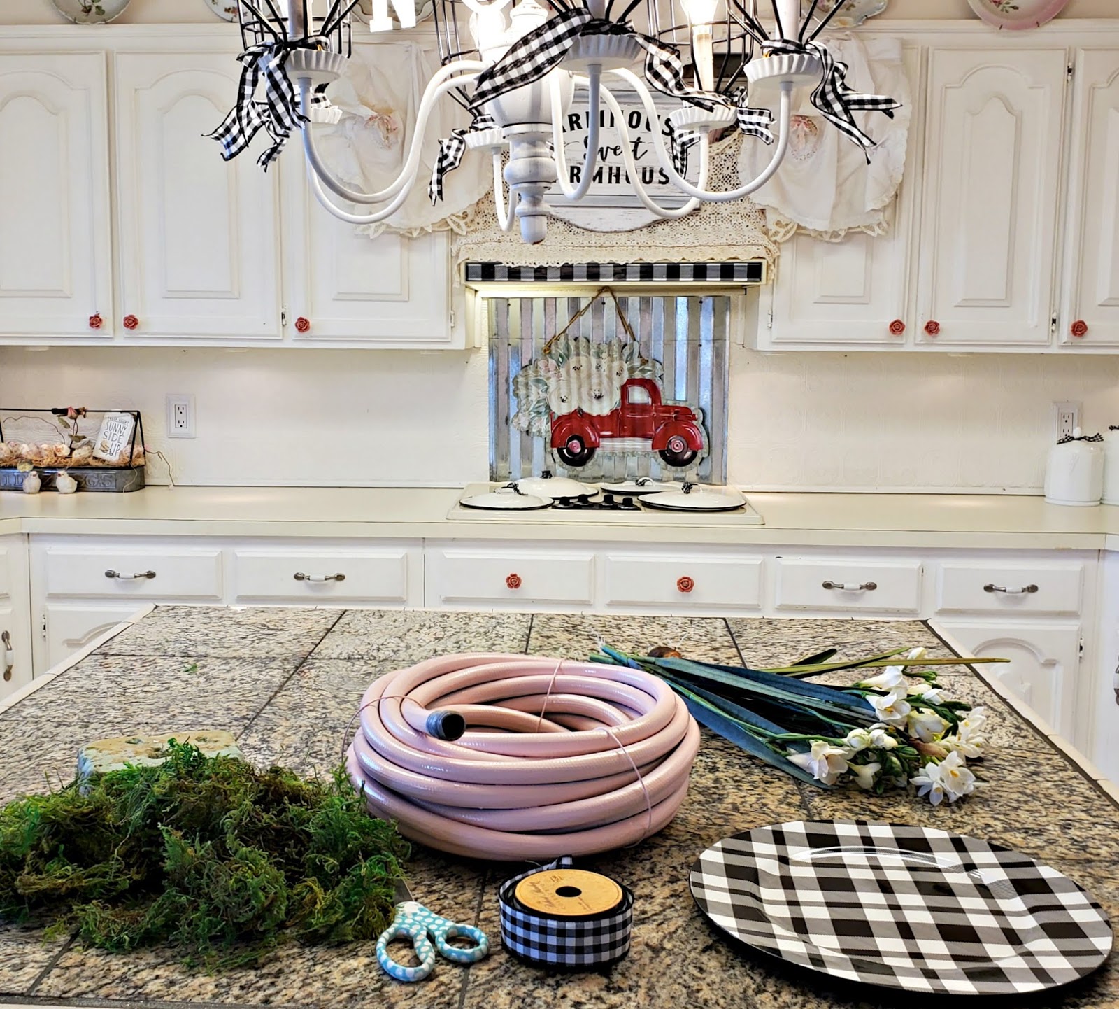 Penny's Vintage Home: Pink Garden Hose