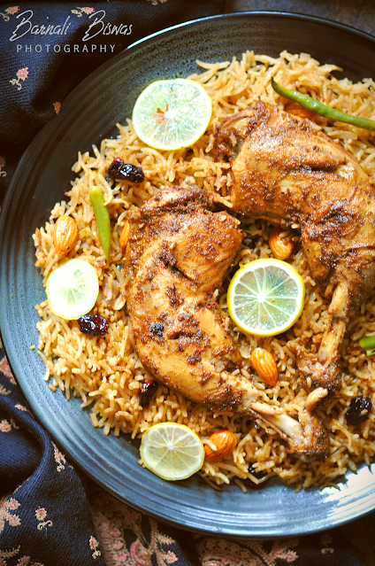 Arabic Chicken Mandi | Smokey Chicken & Rice - Curries & Stories