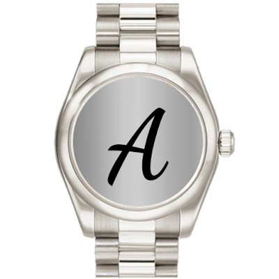 Abecedario en Reloj de Pulsera. - Oh my Alfabetos!