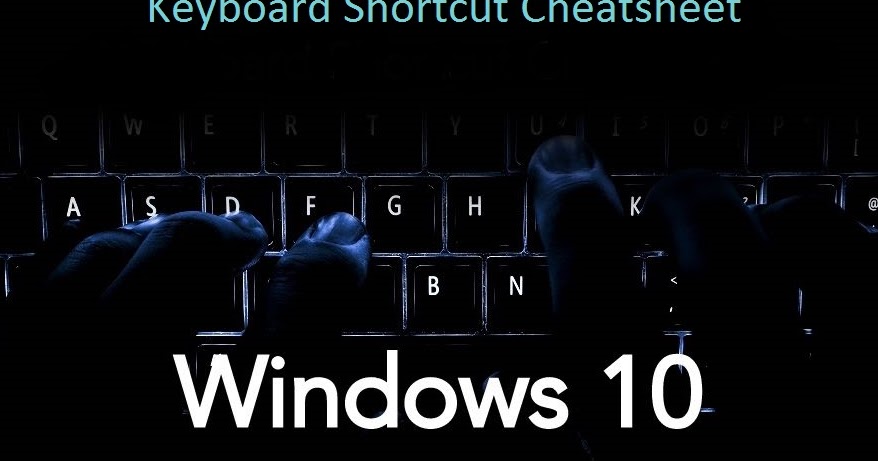 Windows Keyboard Shortcuts Cheat Sheet For Windows 10 - Craft Ops