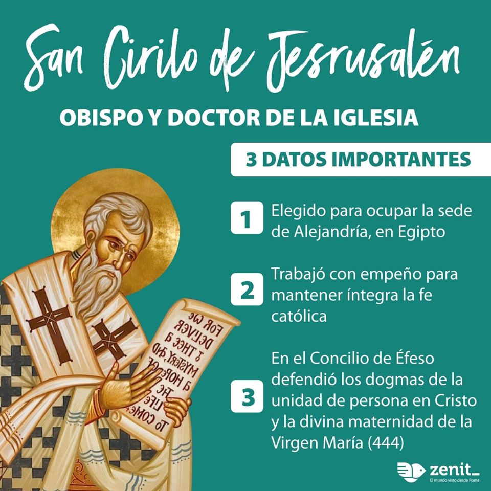 ® Santoral Católico ®: San Cirilo de Jerusalén