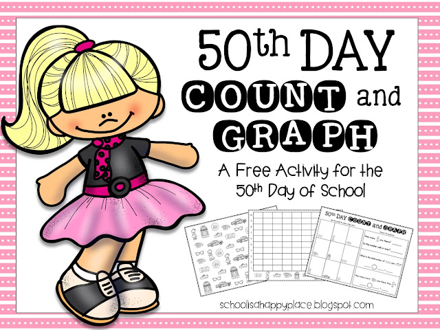 School Is a Happy Place: 50th Day of School