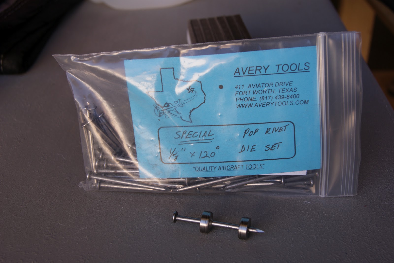 DOG Aviation John's RV-12 Blog: Custom Made Dimpling Tool