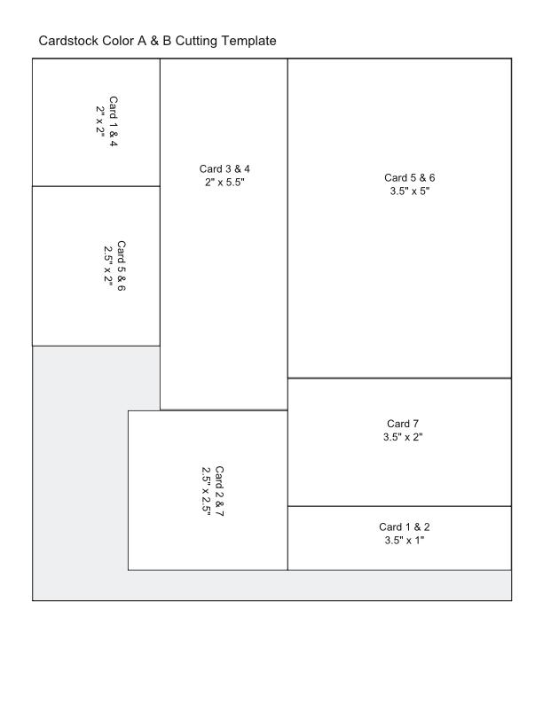 Creative Chelsey: Cut It to Create It (#2) Use one sheet of Designer ...