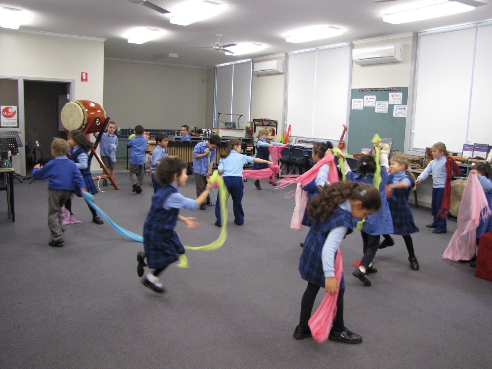 MUSIC: Dancing with Scarves and Ribbons