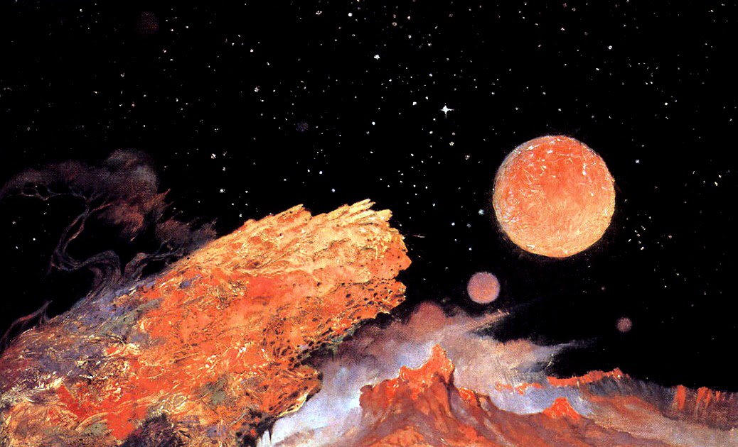 The Geeky Nerfherder: #ArtOfTheDay, 'Wolf Moon' by Frank Frazetta