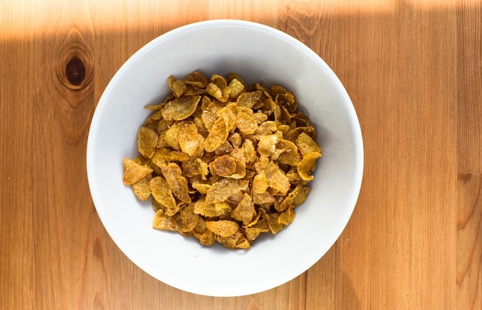 No Bake Peanut Butter & Cornflake Chocolate Tiffin | Tinned Tomatoes