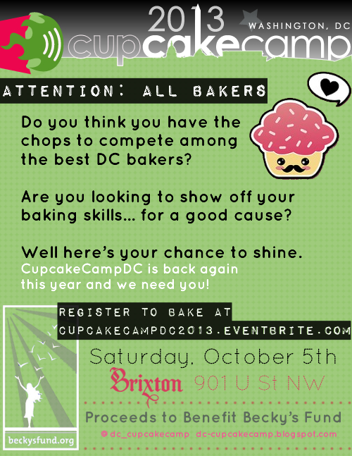 CupcakeCamp DC: Bakers Needed!