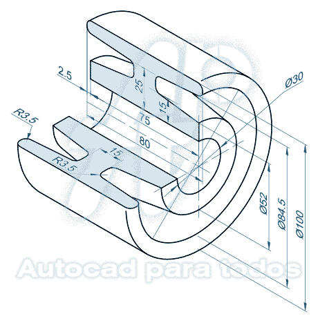 AutoCAD para todos - 100% Práctico: Ejercicio desarrollado N° 13 ...