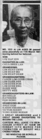 Dr. Lim Soon Kian (Bukit Brown)