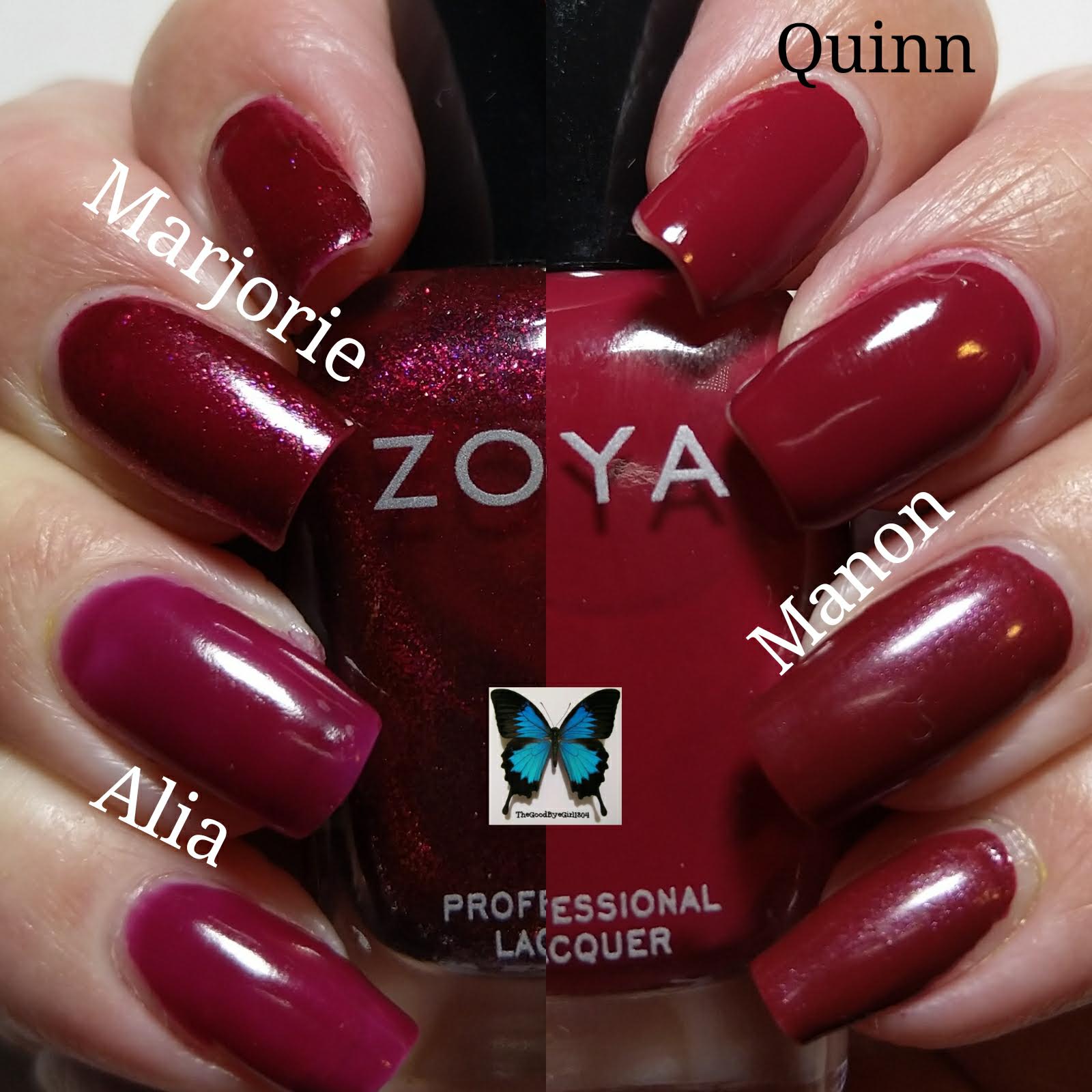 TGG1804's Nails: Zoya Marjorie and Alia