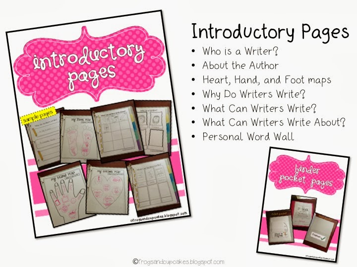 Tales of Frogs and Cupcakes: Writer's Notebook Package COMPLETE ...