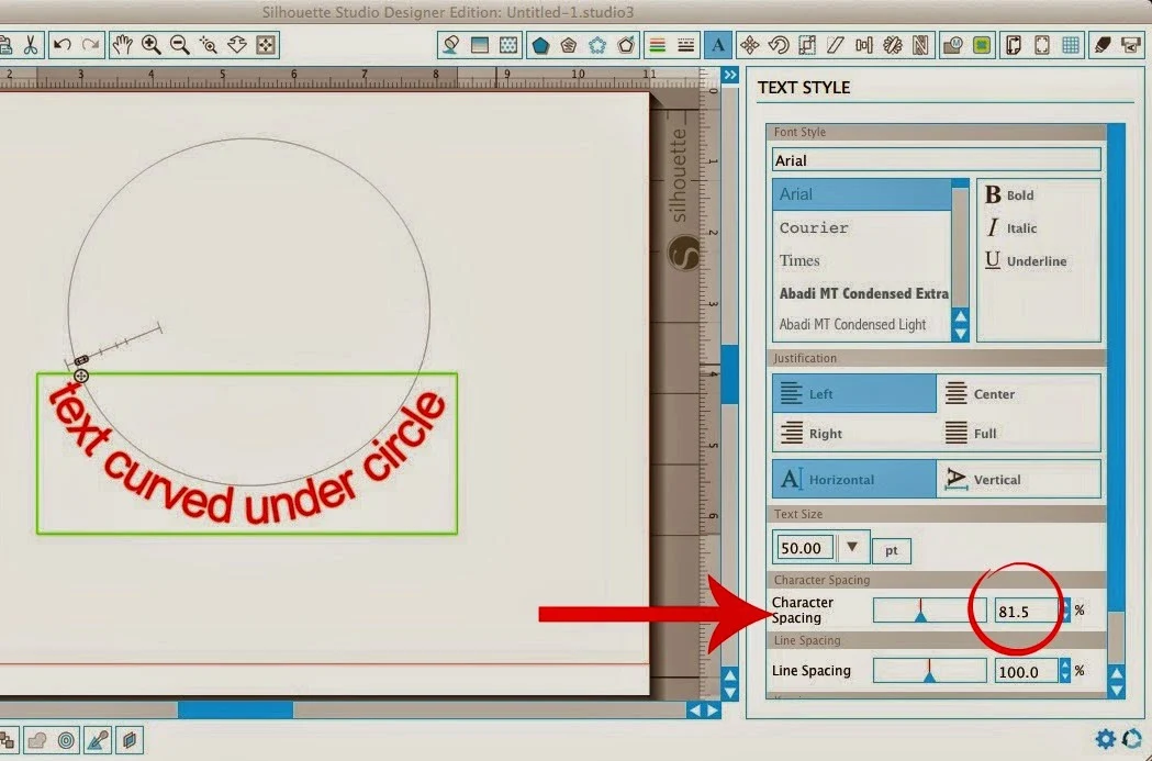 Curving Text Under a Circle in Silhouette Studio - Silhouette School Curving Text Under a Circle in Silhouette Studio - Silhouette School