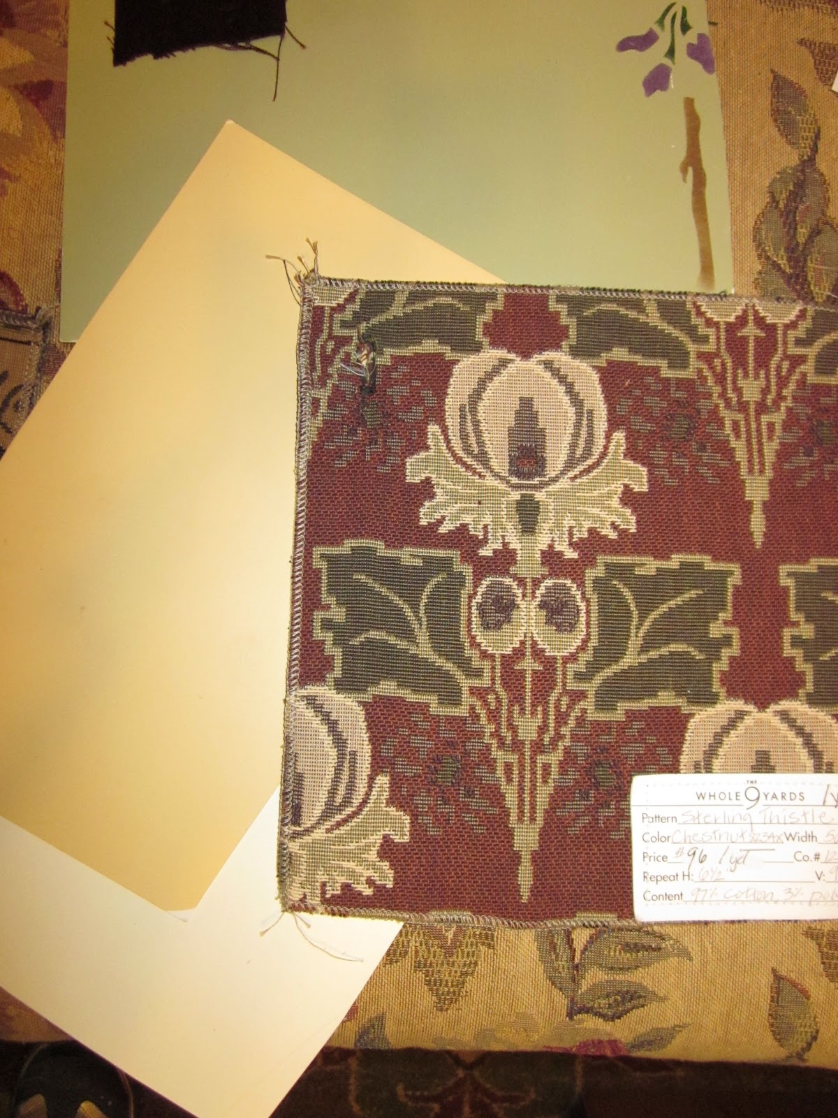 Laurelhurst Craftsman Bungalow: Upholstery Fabric Shopping