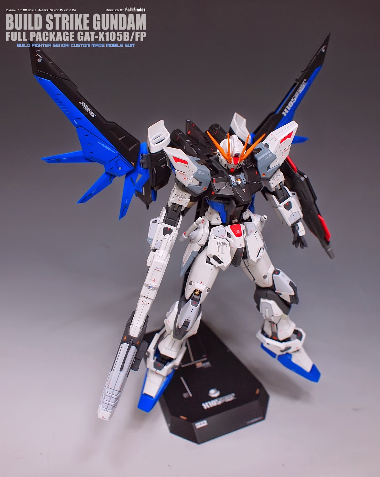 Custom Build: MG 1/100 Build Strike Gundam Full Package