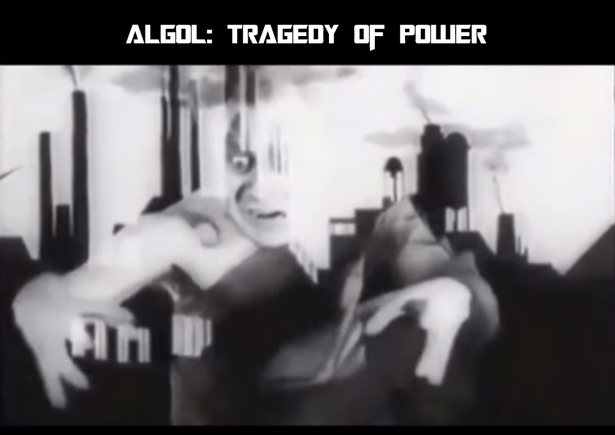 WBG+: 1920 German science fiction film: Algol: Tragedy of Power