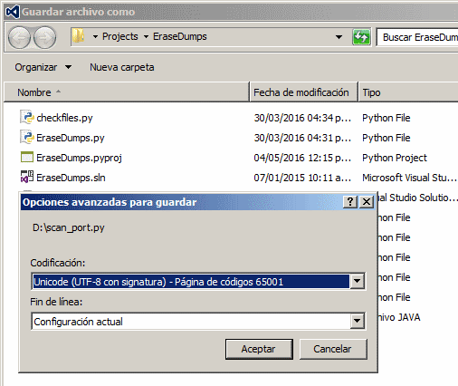 Programación a Martillazos: Cambiando la codificación de un archivo de ...