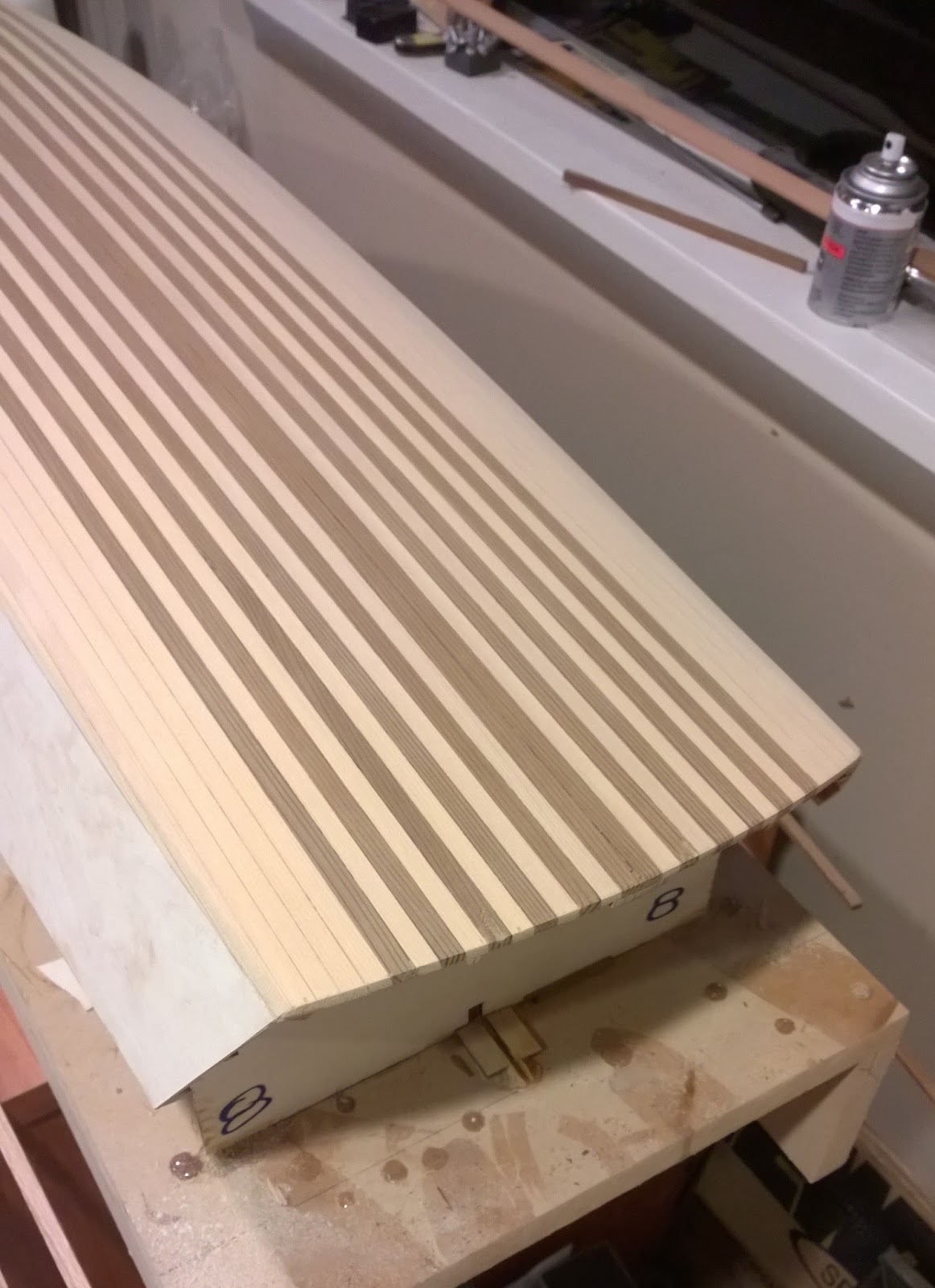 Cut and raked the transom on my Star 47.5x RC Sailboat