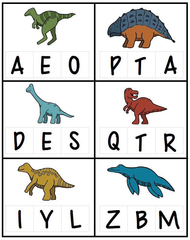 RECURSOS y ACTIVIDADES para Educación Infantil: Juego de Dinosaurios ...