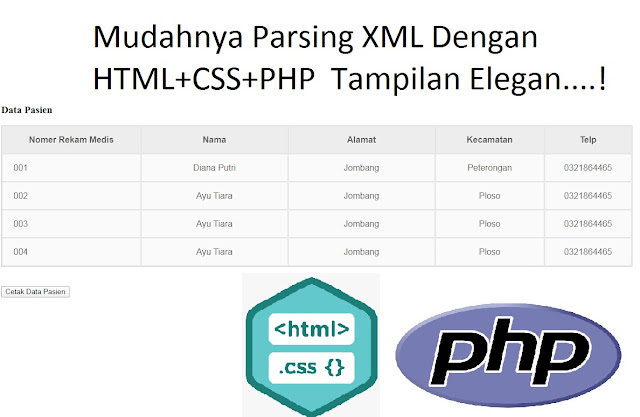 Parsing Data XML Dengan PHP HTML + CSS Tabel Jadi Elegan Parsing Data XML Dengan PHP HTML + CSS Tabel Jadi Elegan