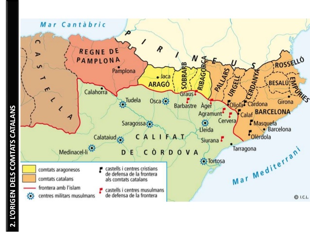 Ilercavona: La Catalunya medieval (1): La formació dels comtats ...