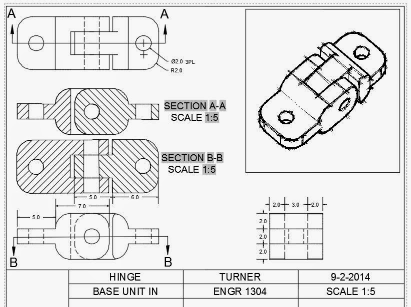 ENGR1304: Chapter 4: Sectional Views & Practice Cube Tests