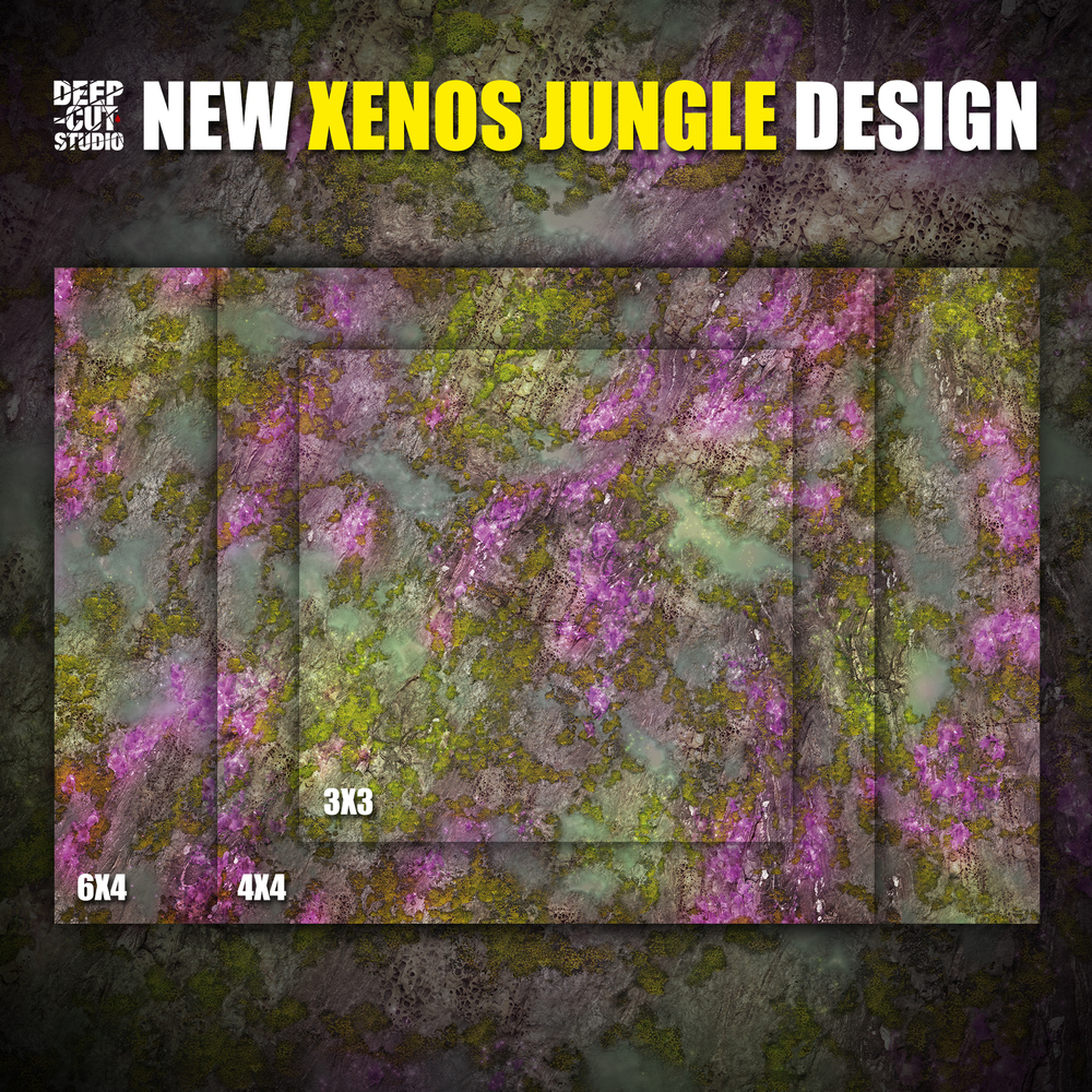 Tabletop Fix: Deep Cut Studio - New Xenos Jungle Gaming Mat