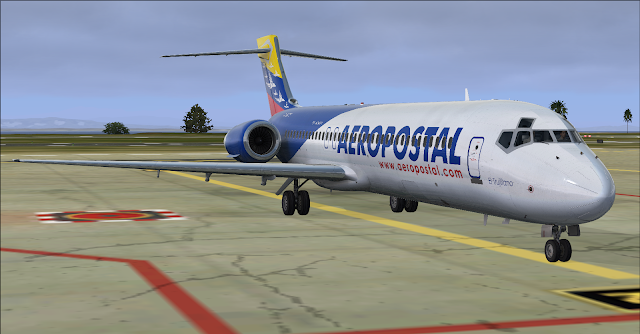 [FSX/P3D] TFDi Design Boeing 717 Aeropostal YV3678 "El Trujillano"