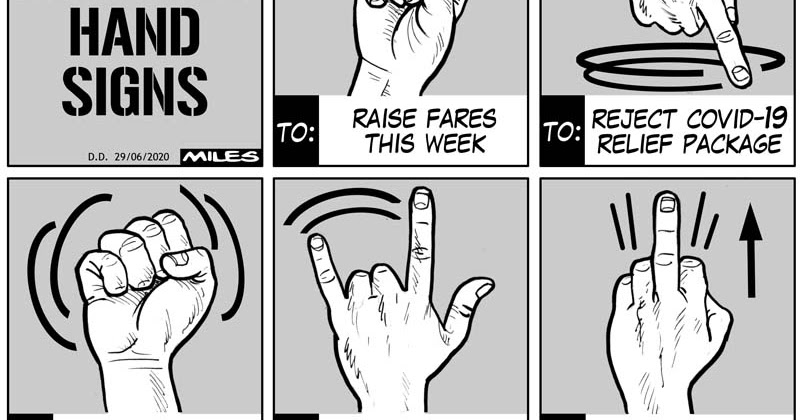 Cartoons by Miles: Reckless route