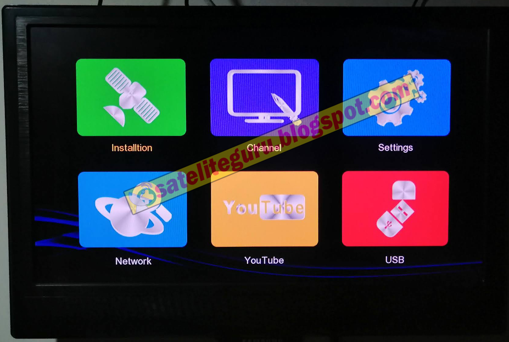 GX6605S HW 203 SERIES NEW THEME SOFTWARE WITH SATFINDER,YOUTUBE,CCCAM ...