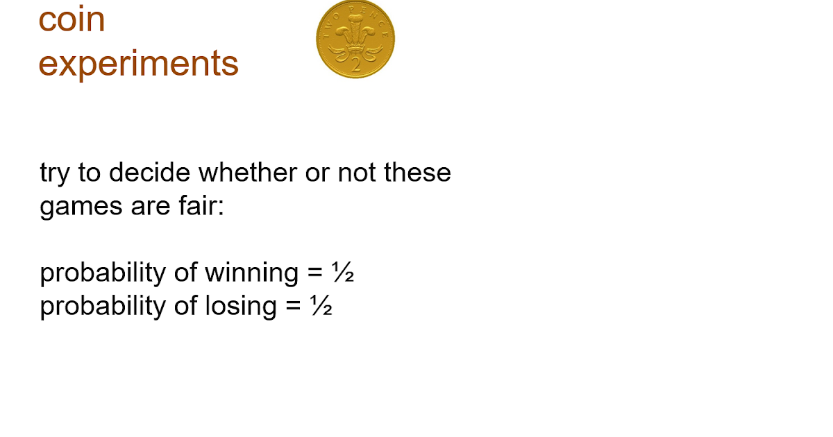 MEDIAN Don Steward mathematics teaching: coin experiments