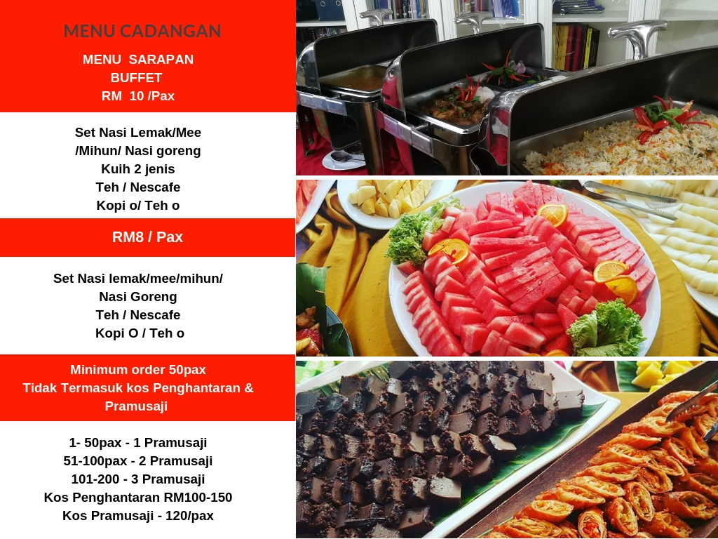 Zada Food Catering & Event: PAKEJ SEMINAR / CORPORATE EVENT