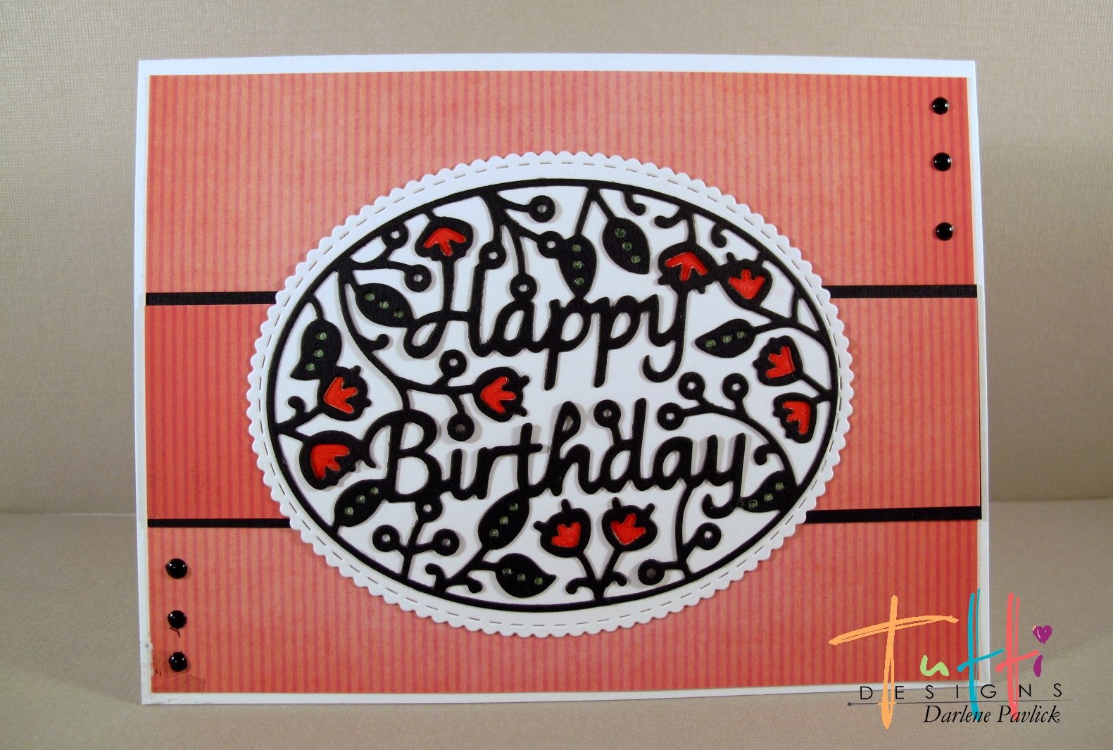 Tutti Designs: Happy Birthday Ovals