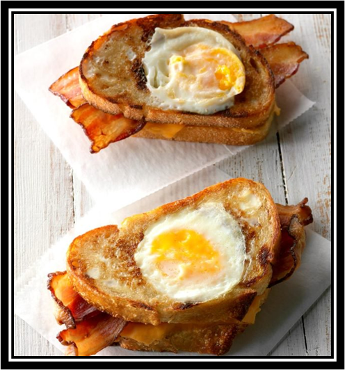 This is The Best #Recipes >> Toad in the Hole Bacon Sandwich