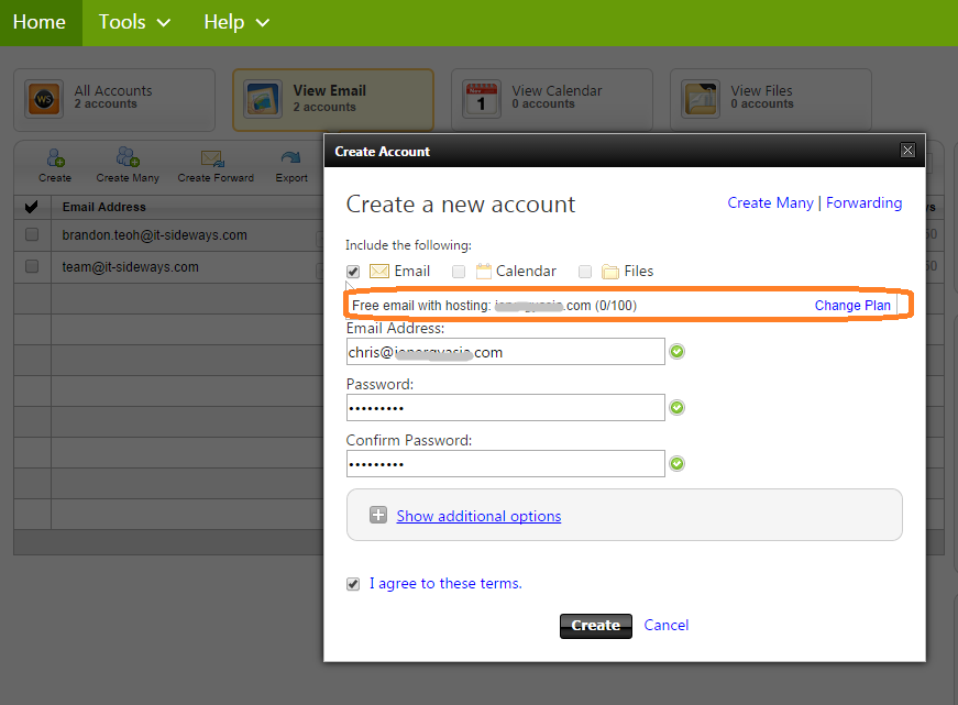 Setup Business Emails with GoDaddy.com - Case Study