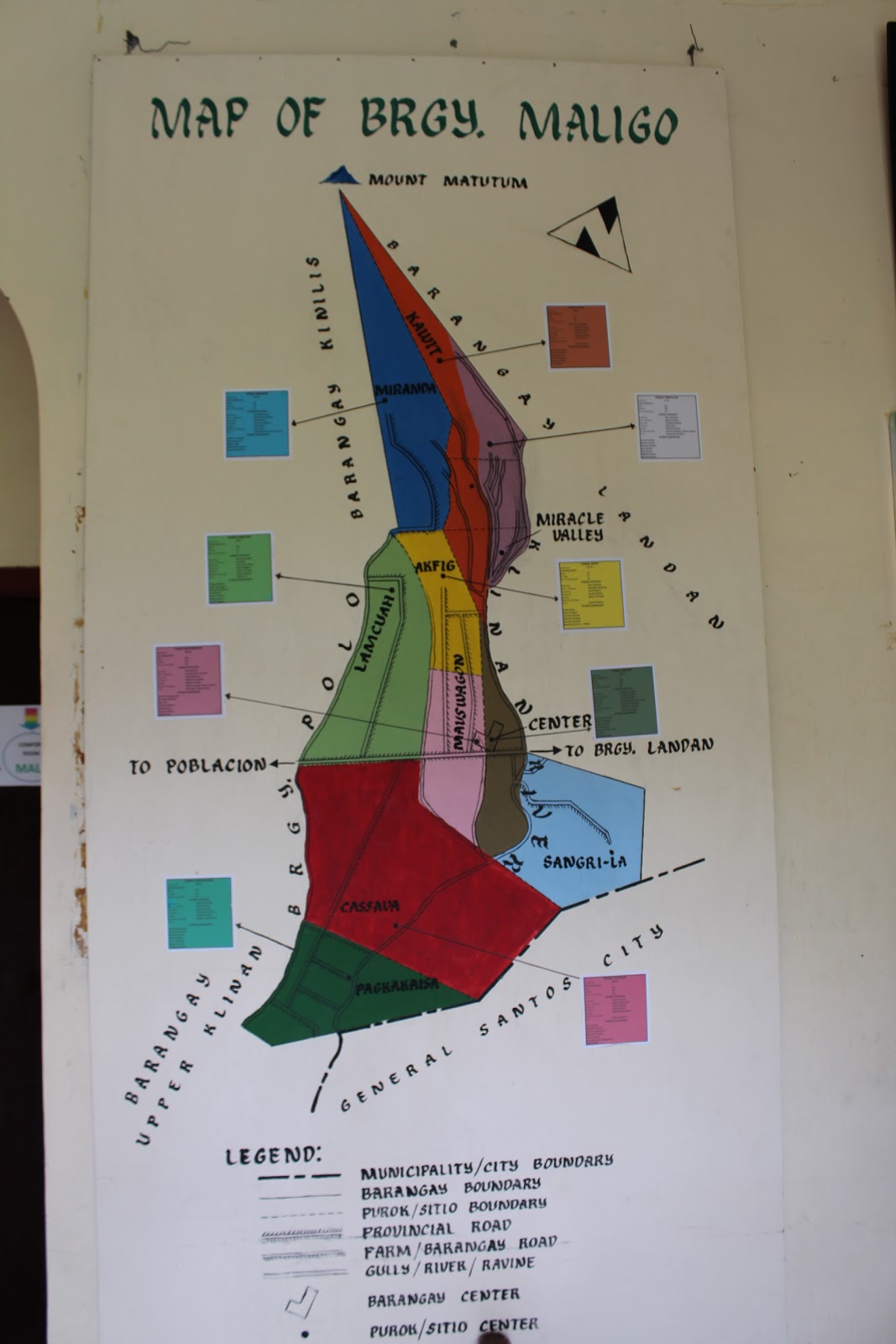 Barangay Maligo: Map of Barangay Maligo