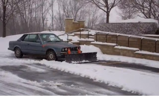 Baurspotting: BMW Convertible Snow Plow