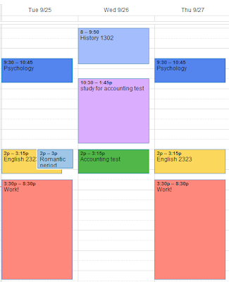 The UT Tyler Student Blog: The Power of Using a UT Tyler Planner