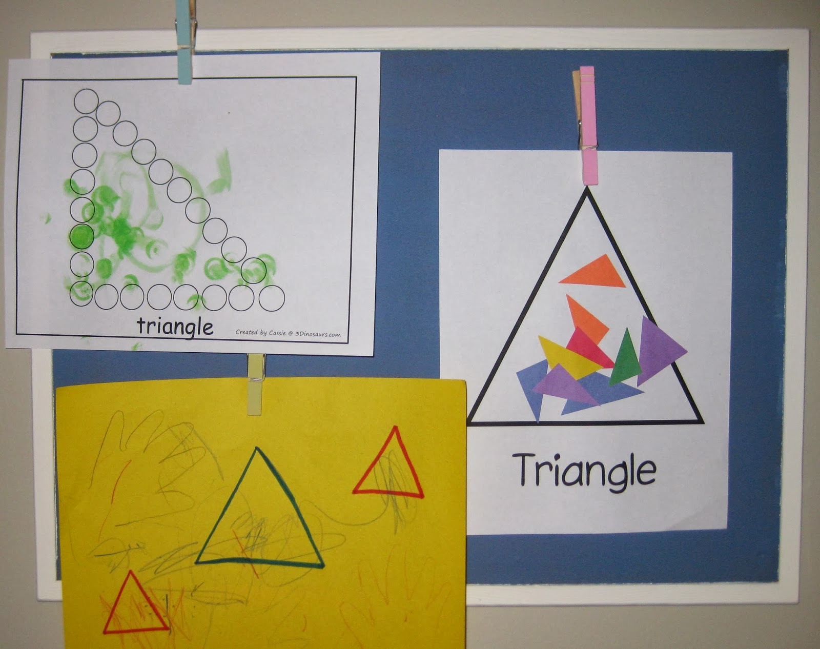 Teacher Turned Momma: Tot School - Triangles