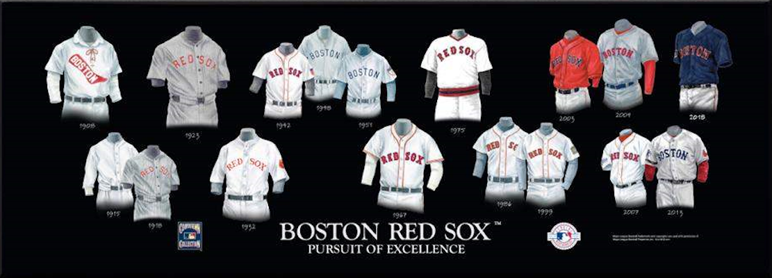 Boston Red Sox uniforms | Heritage Uniforms and Jerseys - NFL, MLB, NHL ...