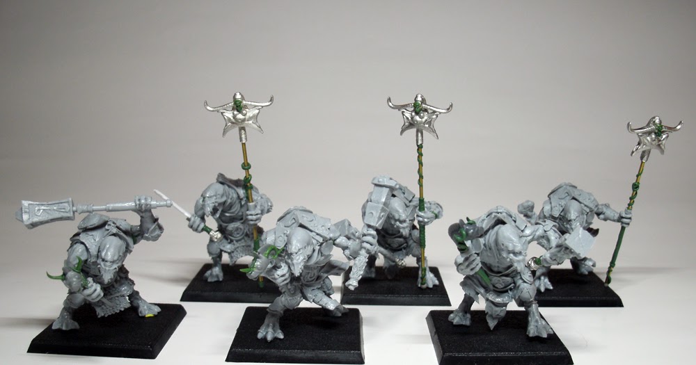 Monster Lab Miniatures: A Fimir Showcase: Command Model Conversions