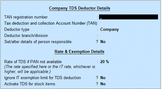 TDS on Salary – Entry in Tally