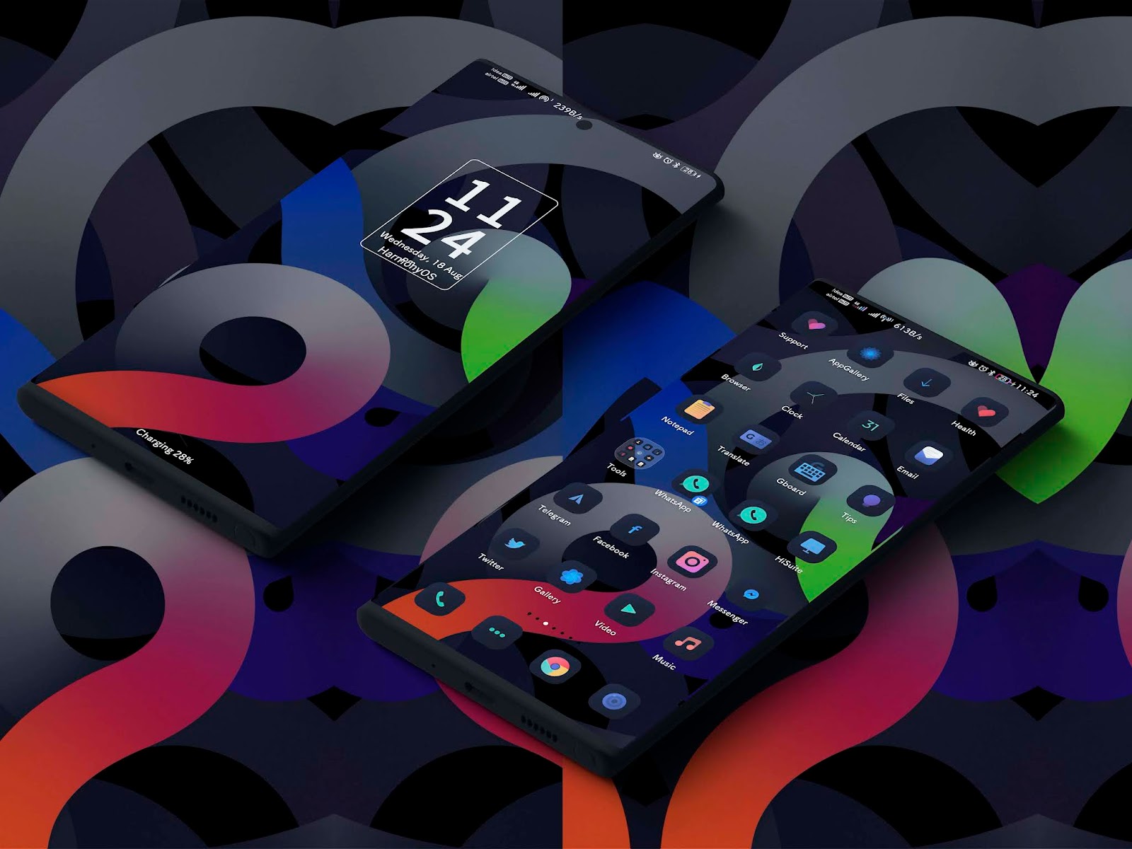[ EMUI THEME ] Light and shadow [Harmony OS ]Theme For |EMUI 11| |EMUI ...