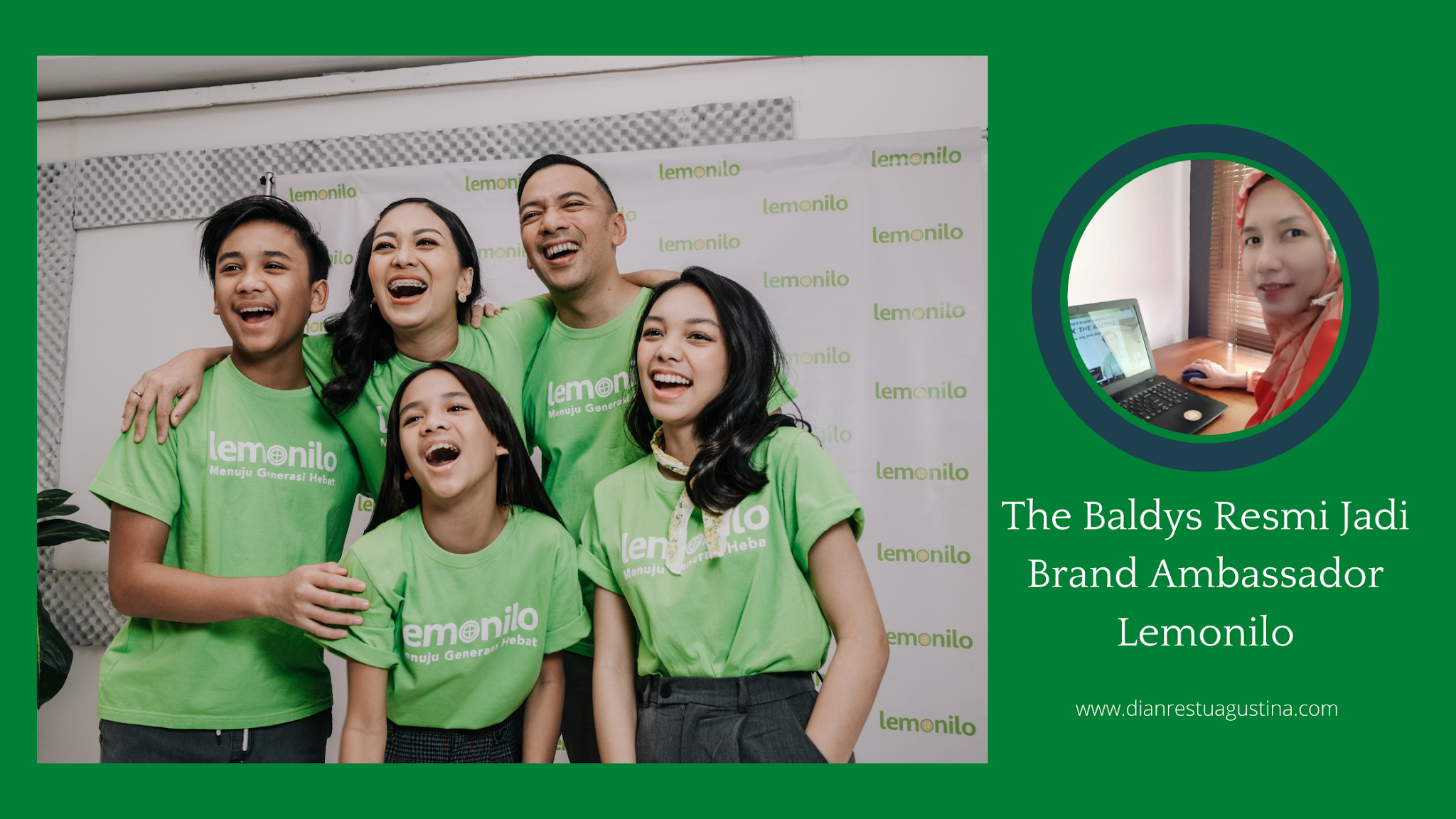 The Baldys Resmi Jadi Brand Ambassador Lemonilo - Dian Restu Agustina's ...