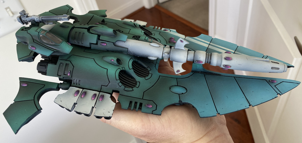 40k Hobby Blog: Eldar Cobra Type II WIP 2
