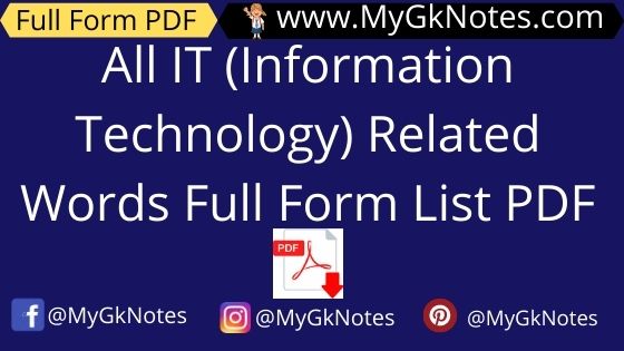 All IT Information Technology Related Words Full Form List PDF My all-it-information-technology-related-words-full-form-list-pdf-my