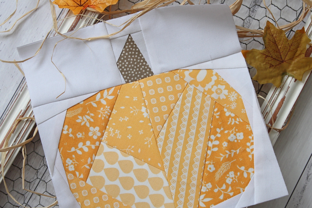 {Free Block Pattern} Pumpkin Block - 3 Sizes (6', 8" & 10 ...