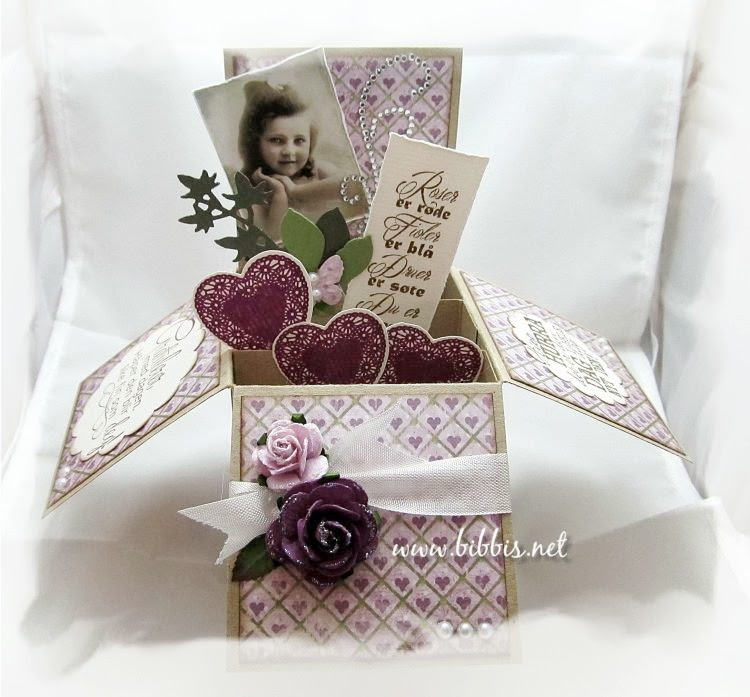 Bibbi's: Pop-up kort i boks