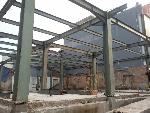 Jasa Kontruksi Baja Pabrik: Jasa Konstruksi Baja Wf H Beam Berkualitas