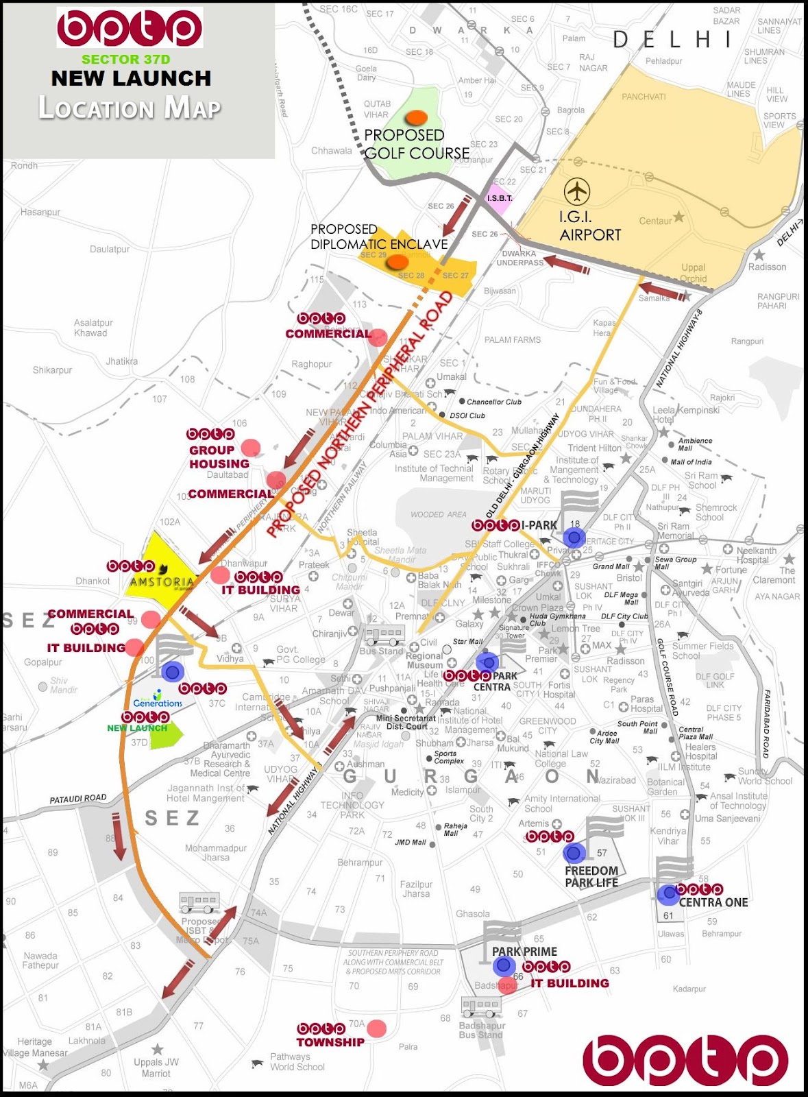 BPTP SEC 37D DWARKA EXPRESSWAY GURGAON - DELUXE